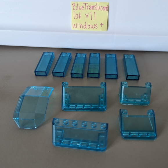 Lego | Toys | Lego Lot Of 1 Blue Tinted Windows Bricks Pieces Various ...